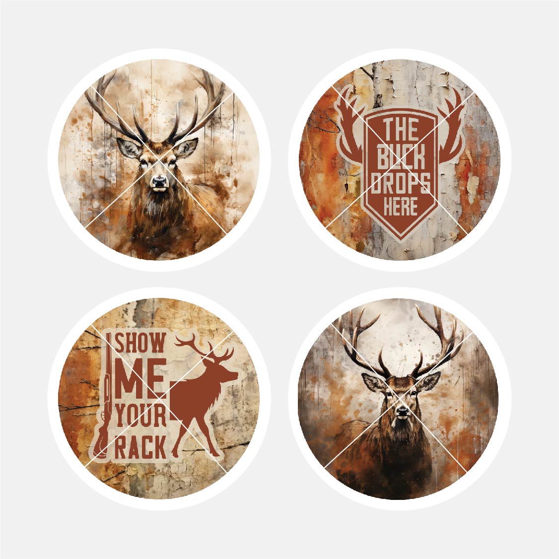 40559 Buck Drops Here - Phit Greetings
